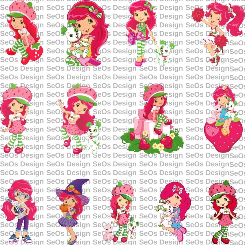 Strawberry Shortcake Svg - Etsy