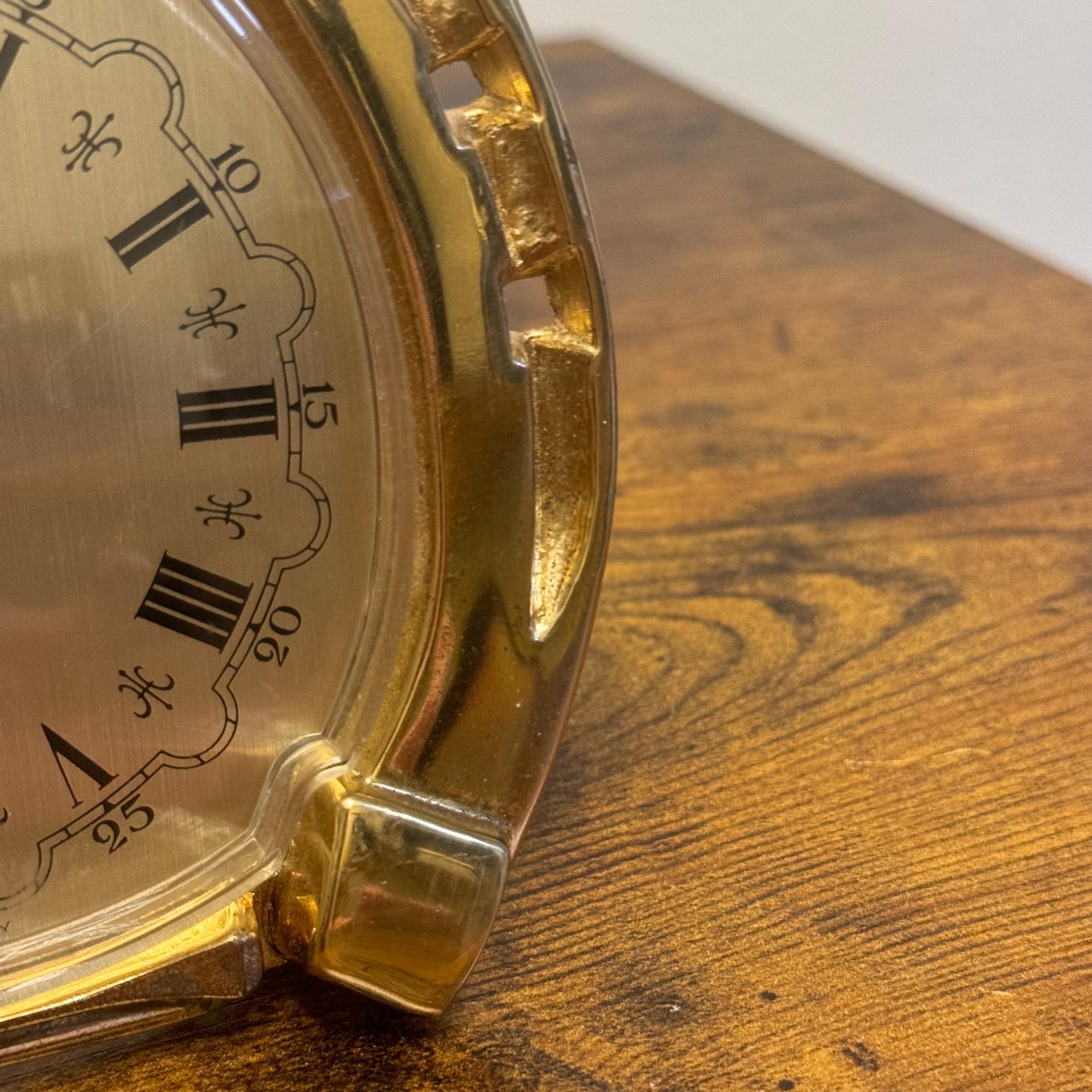 Vintage Richter Quartz 1960s Brass Clock Western Germany Works!! - Etsy