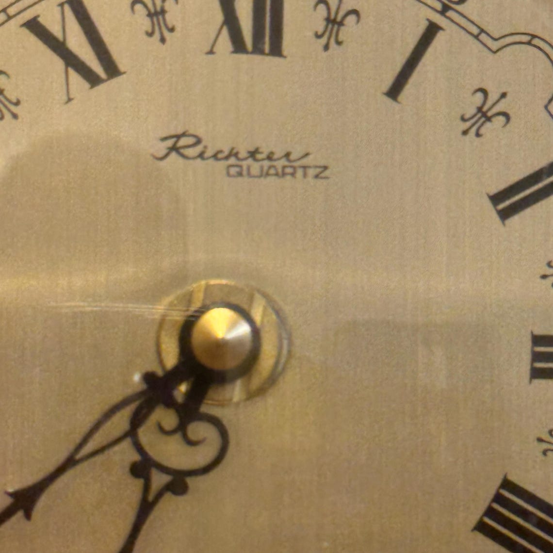 Vintage Richter Quartz 1960s Brass Clock Western Germany Works - Etsy