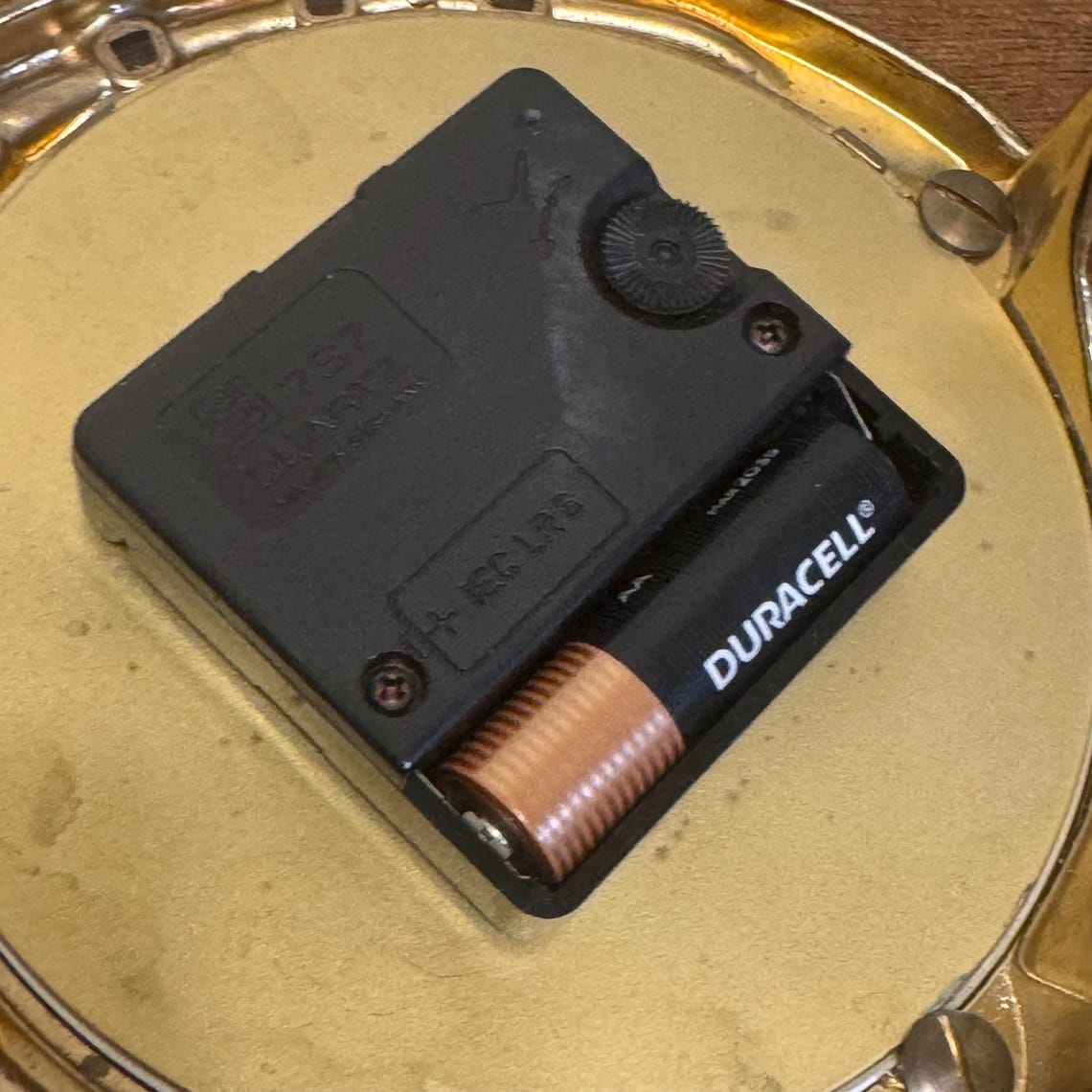 Vintage Richter Quartz 1960s Brass Clock Western Germany Works!! - Etsy