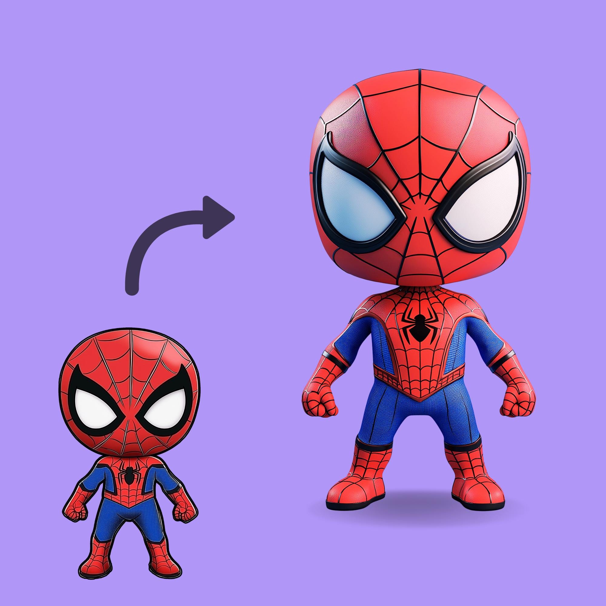 Custom 2D Convert 3D Animals and Characters, Convert Image to 3D, 3D ...