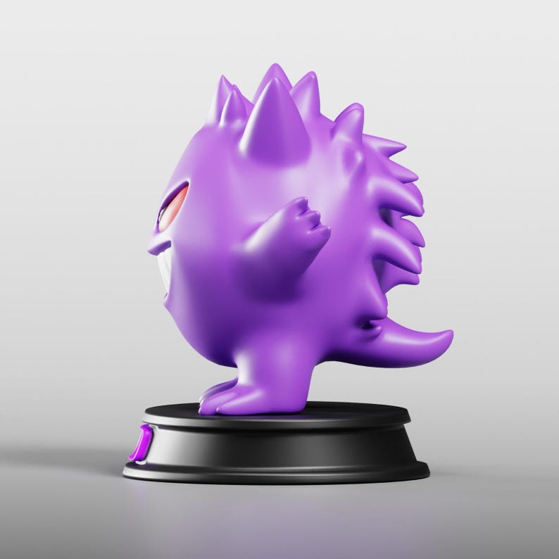 Gengar 3D Model STL – Printable Pokémon Figure | Digital File for 3D ...
