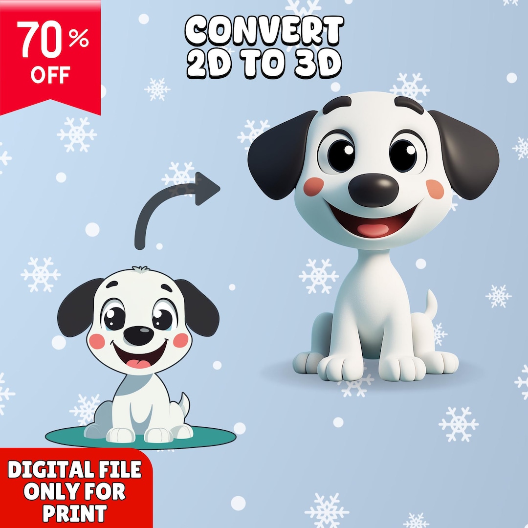 Custom 2D Convert 3D Animals and Characters, 3D Design Service, 3D ...