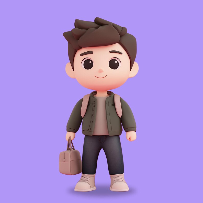 Custom 3D Cartoon Characters, 3D Models Unique and Detailed, Game ...