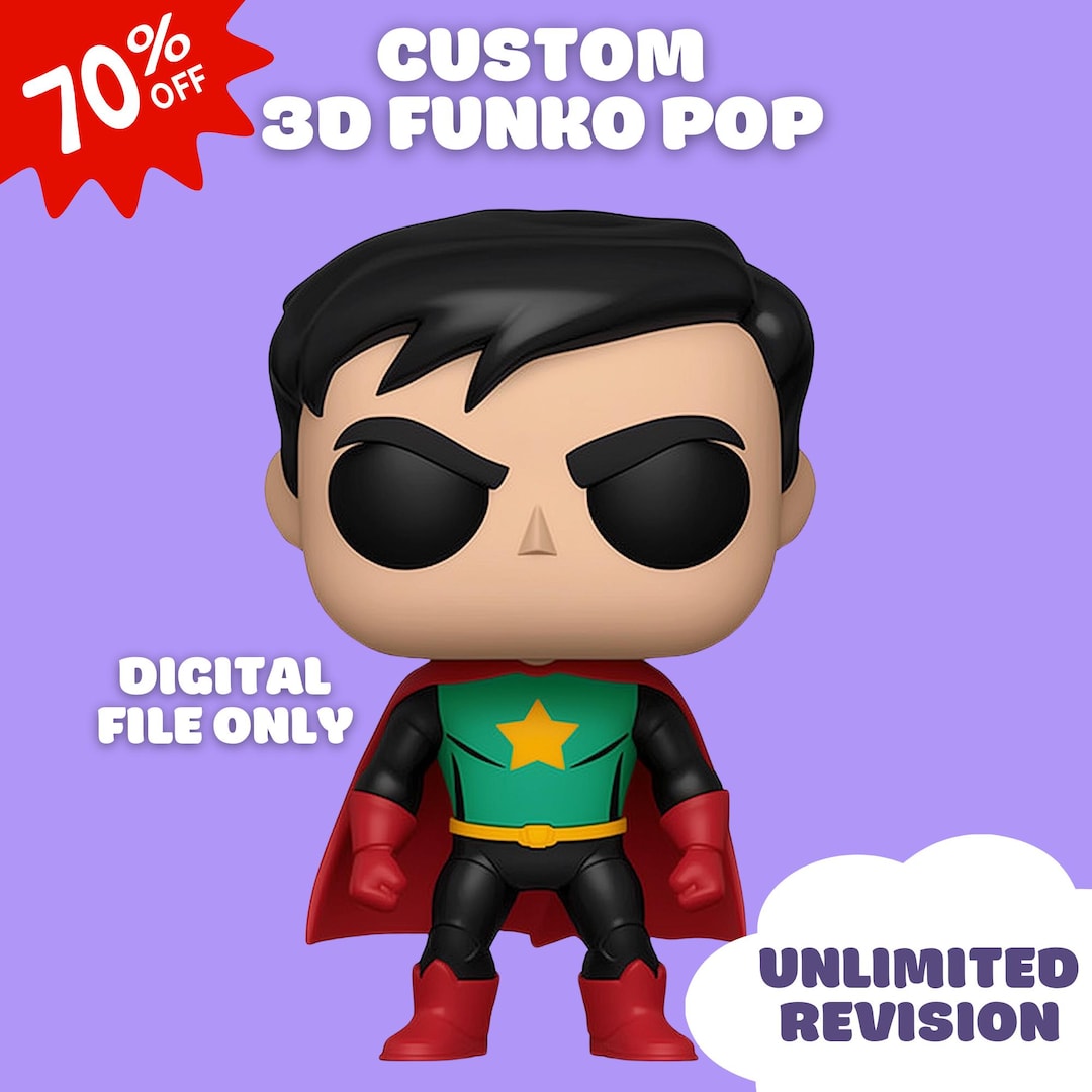 Custom Funko Pop, Custom Pop, 3D Design Service, 3D Art, Digital Model ...