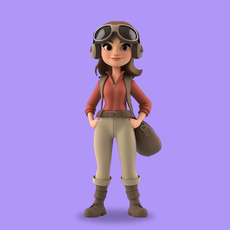 Custom 3D Cartoon Characters, 3D Cartoon Character Ready for Printing ...