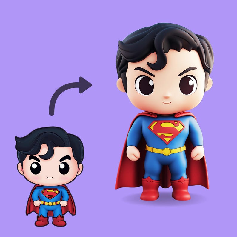 Custom 2D Convert 3D Animals and Characters, Convert Image to 3D, 3D ...