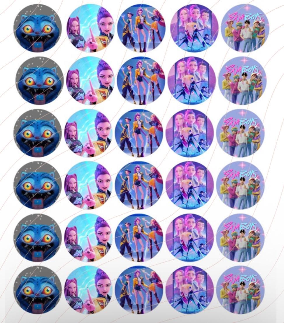 Kpop Demon Hunters Toppers - Etsy