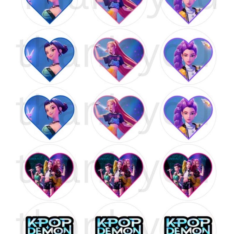 Kpop Demon Hunters Cookies - Etsy