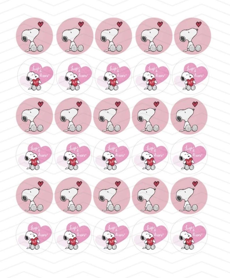Snoopy Edible Toppers - Etsy