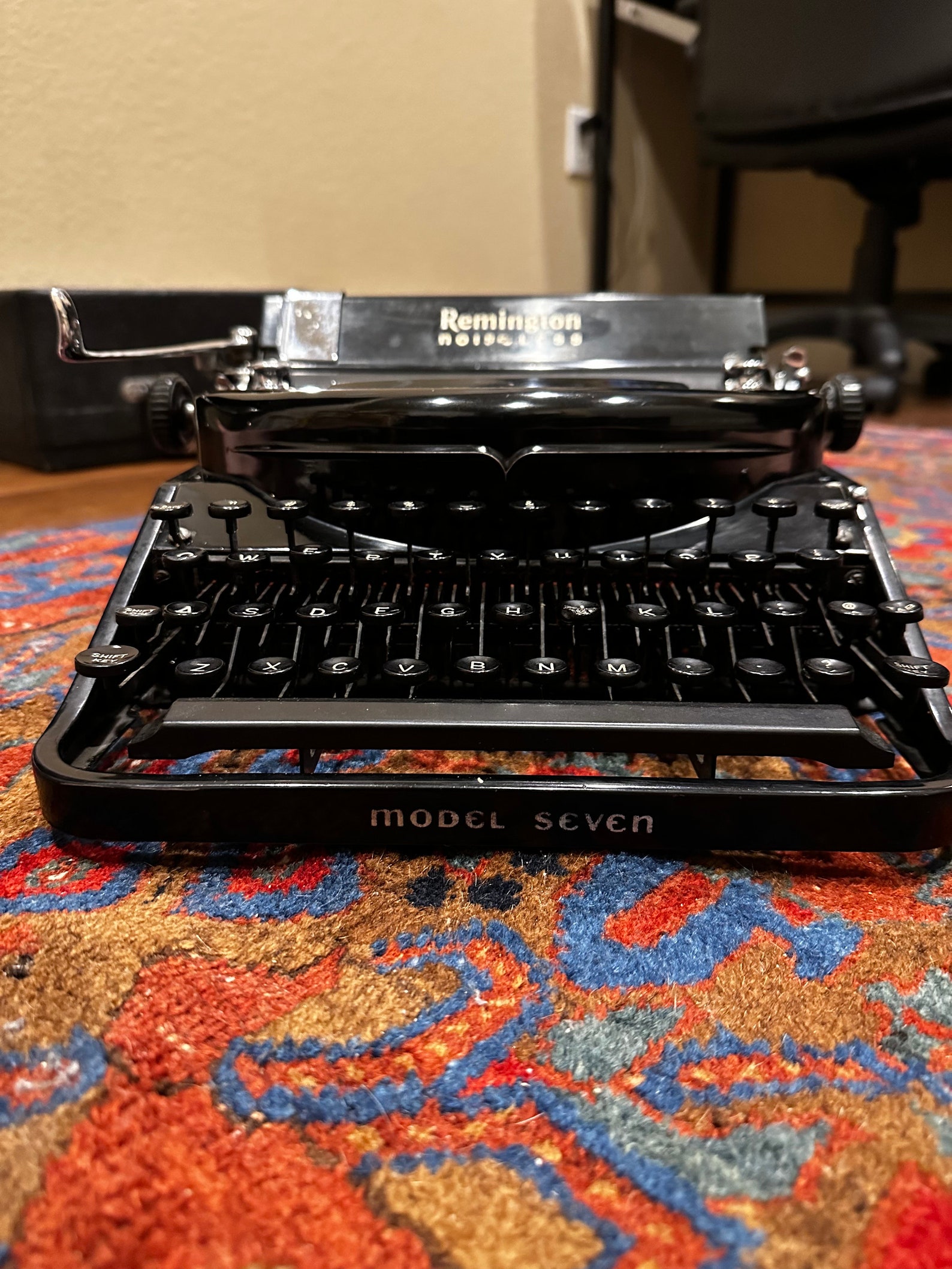 Remington Noiseless Model 7 Portable Typewriter - Etsy