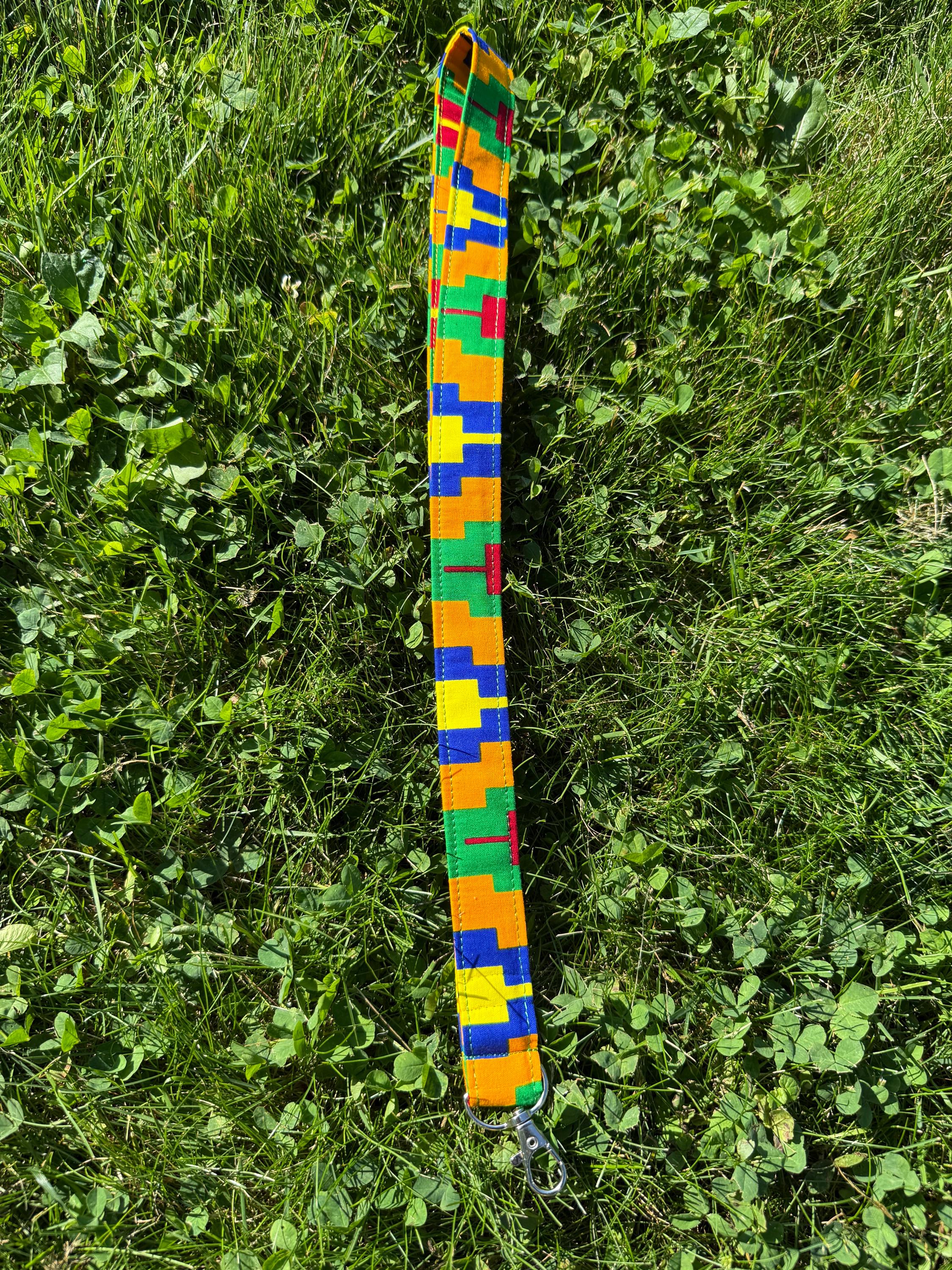 Ankara Fabric Lanyard: African Print Keychain With Swivel Clasp - Etsy