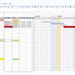 Simple Gantt Chart for Google Sheets and Excel - Etsy