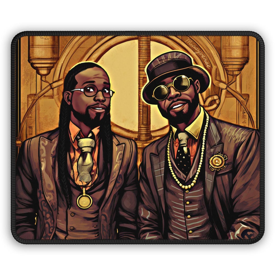 Steampunk Gaming Mouse Pad, Funk Meets Punk, Graphic Novel Art ...