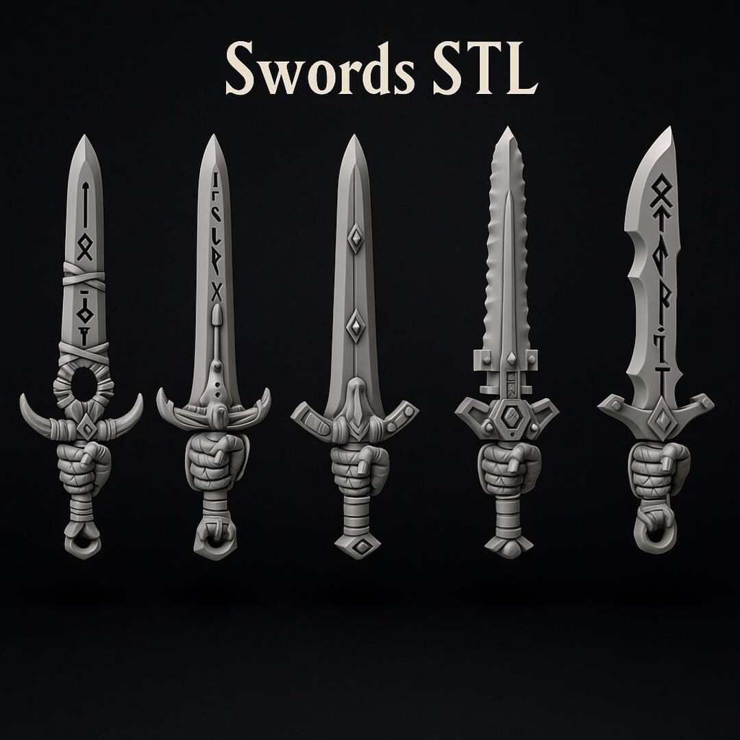 Swords Kitbashing STL - Etsy