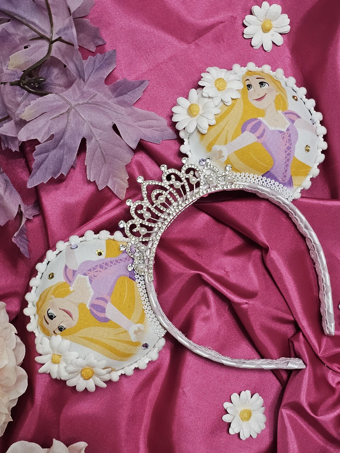 Tangled Ears Princess Rapunzel Mouse Ears Headband Tangled Minnie Mouse ...