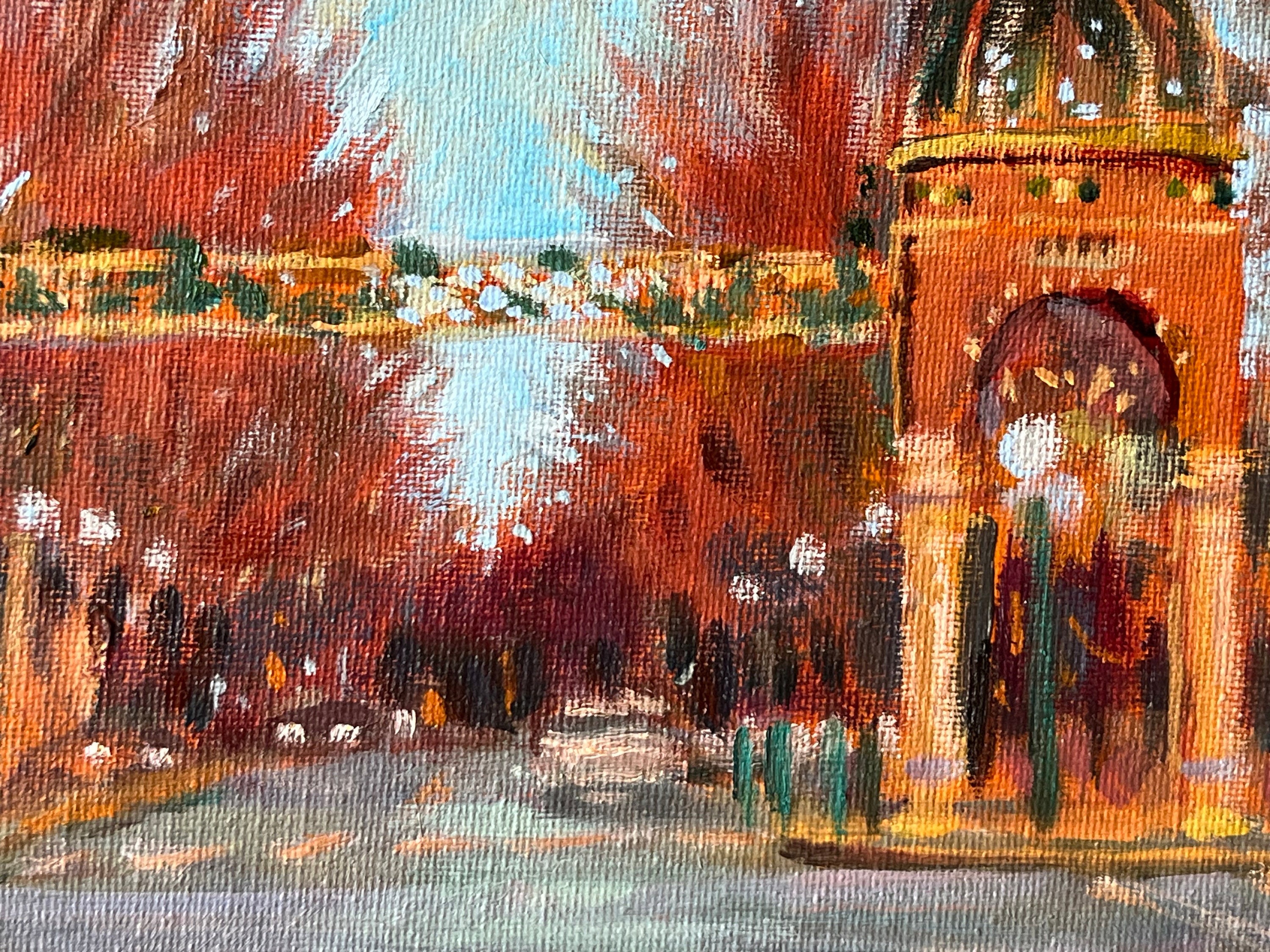 Lodi Arch Oil Painting, Grape Gateway Arch, All Original Lodi Landmark ...