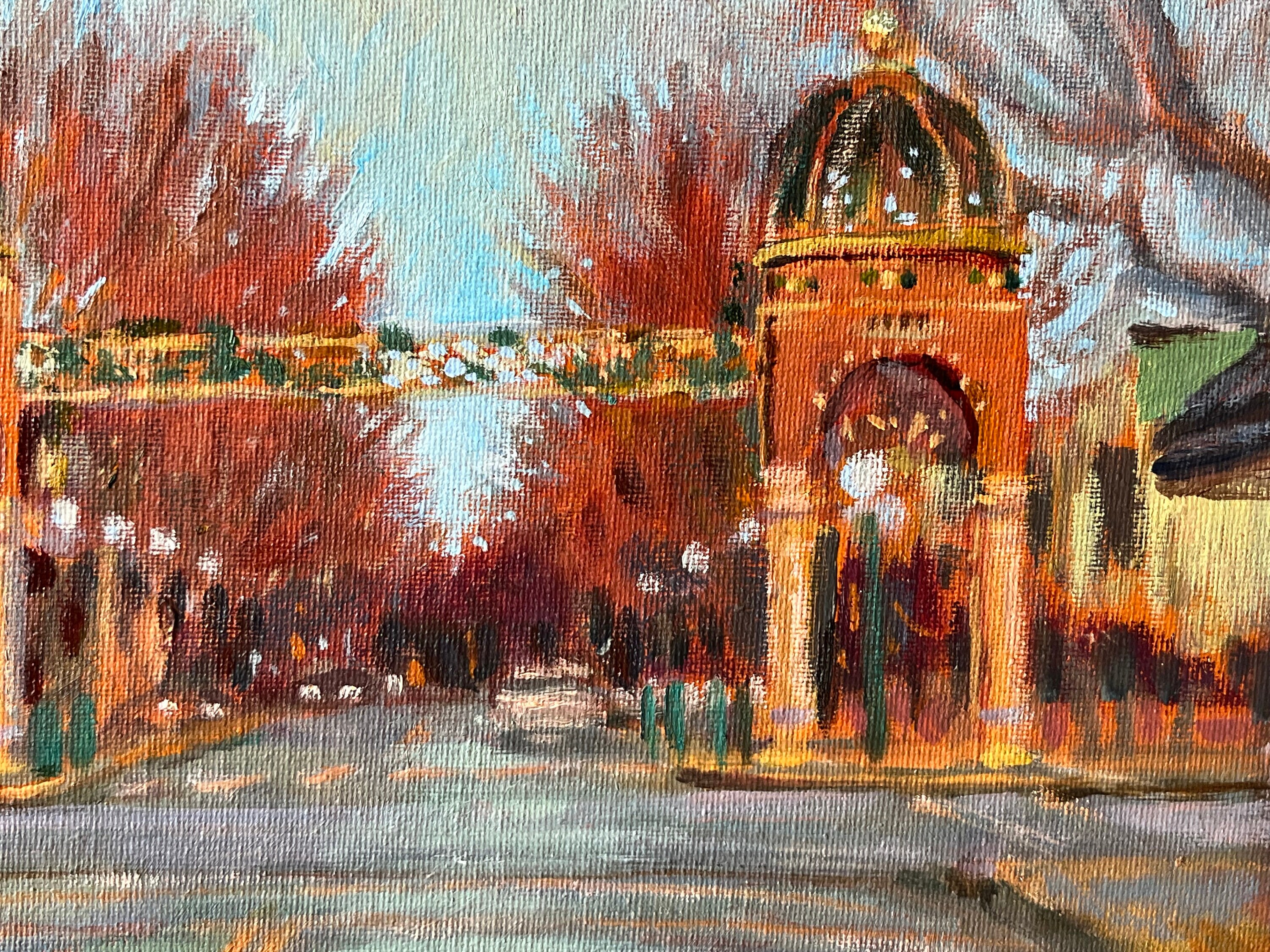Lodi Arch Oil Painting, Grape Gateway Arch, All Original Lodi Landmark ...