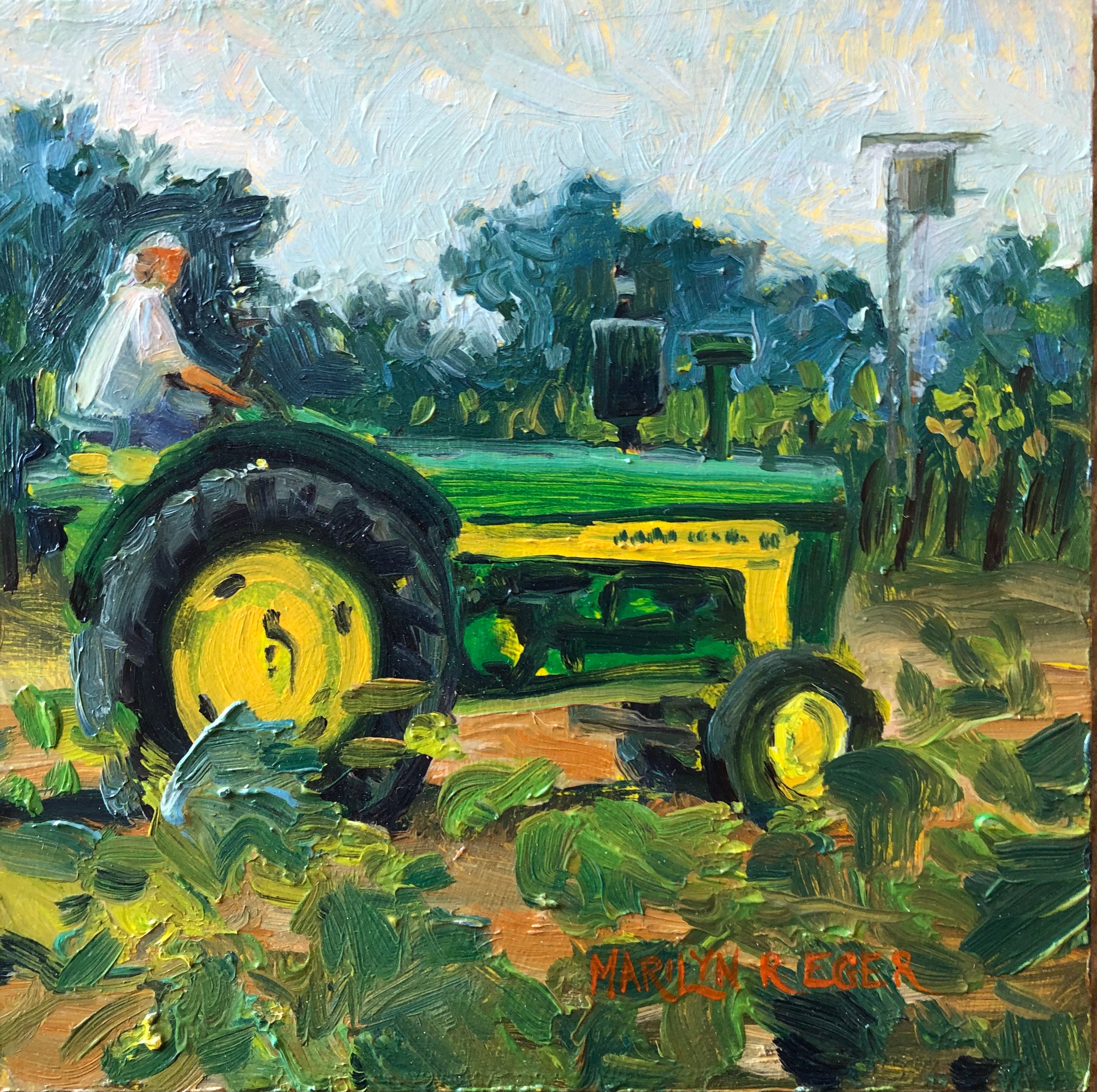 John Deere Tractor Painting