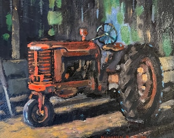 Farmall Tractor Painting - Etsy