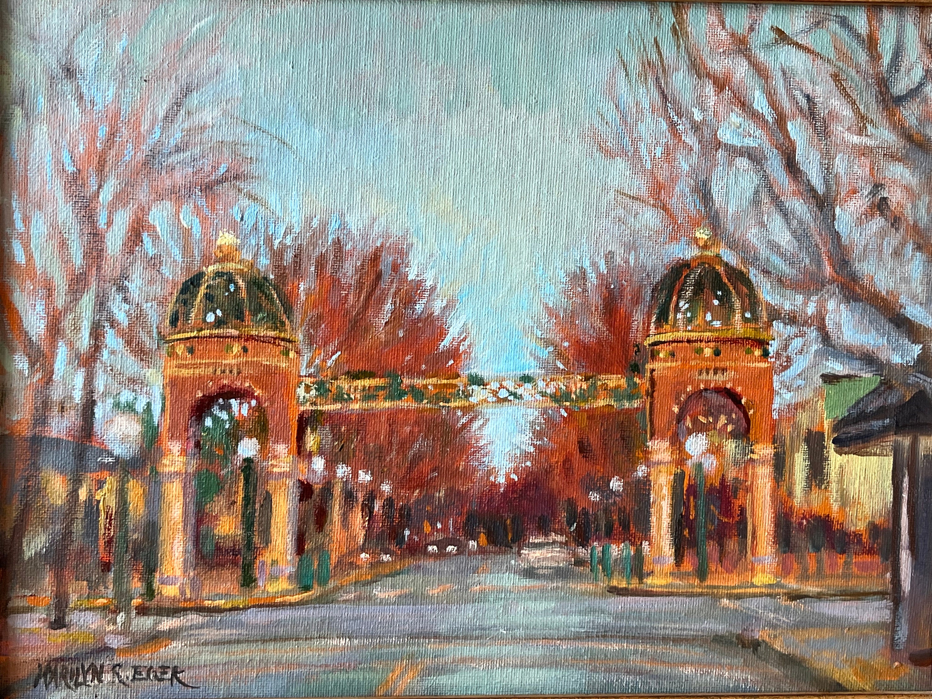 Lodi Arch Oil Painting, Grape Gateway Arch, All Original Lodi Landmark ...