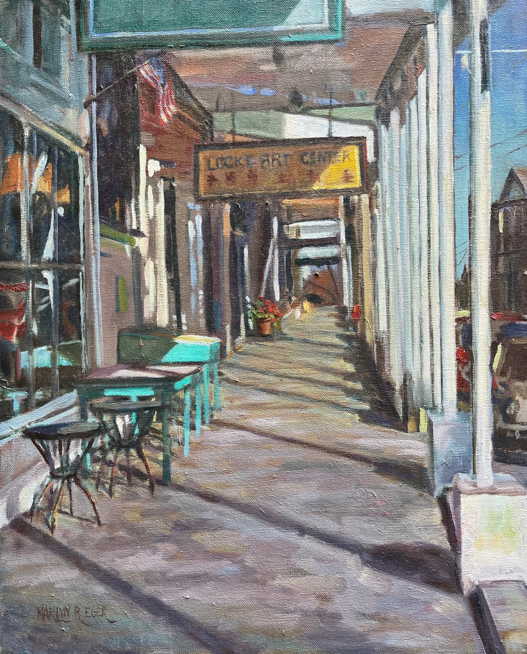 Locke Oil Painting, Historic Chinese Town, All Original Architectural ...