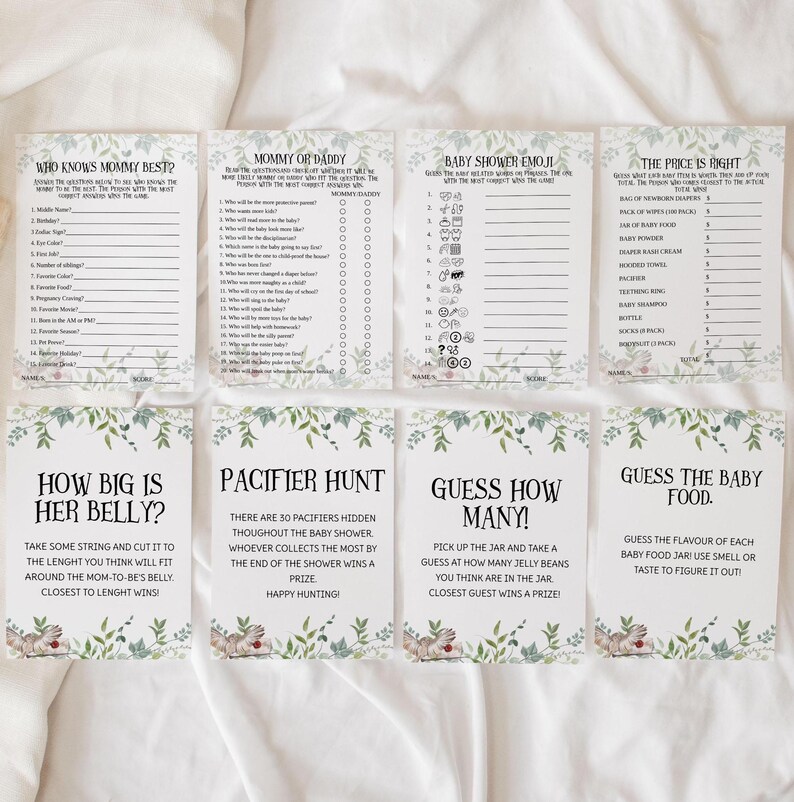 Wizard Baby Shower Games, Wizard Baby Shower Editable Games, Printable ...