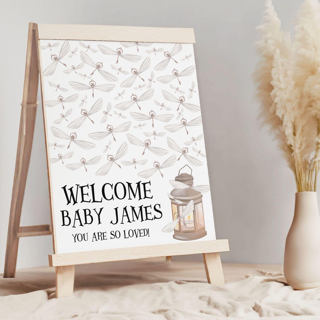 Wizard Shower Guest Signature Sign, Magical Baby Shower Guest Sign ...