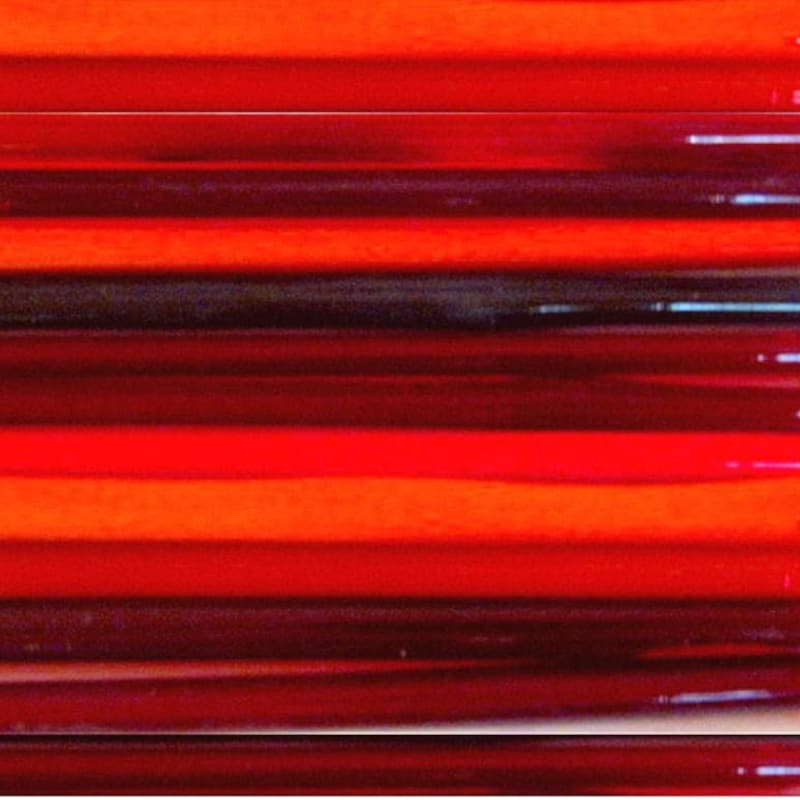 Red Art Glass - Etsy