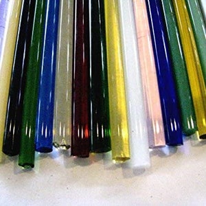 5 Lbs Devardi Glass Boro Rods, COE 33, Mixed Colors, Borosilicate Solid ...