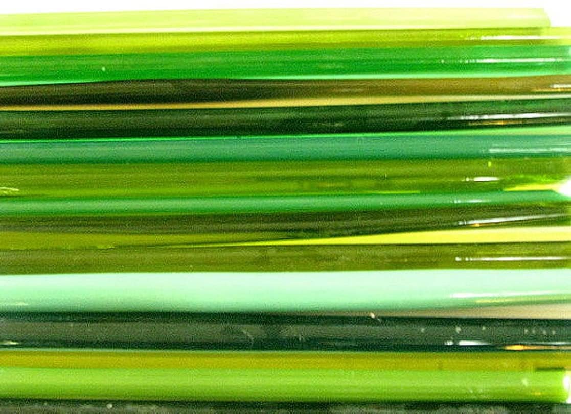 1 Lb Devardi Glass Handmade COE 104 Mixed Greens 1 Lb, Lampwork ...