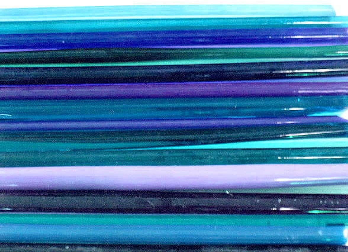 1 Lb Devardi Glass Handmade Lampwork, Beadmaking Glass Rods, COE 104 ...