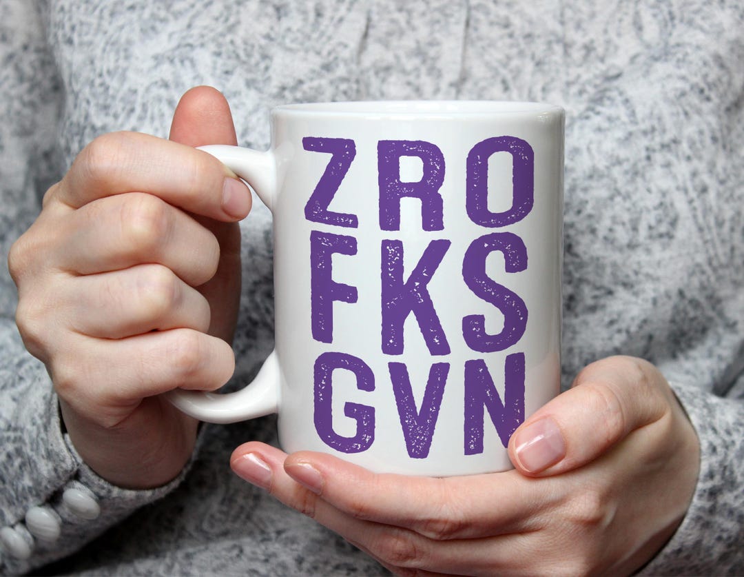 Zero Fucks Given Mug Rude Coffee Cup Funny Offensive T Sweary 5254