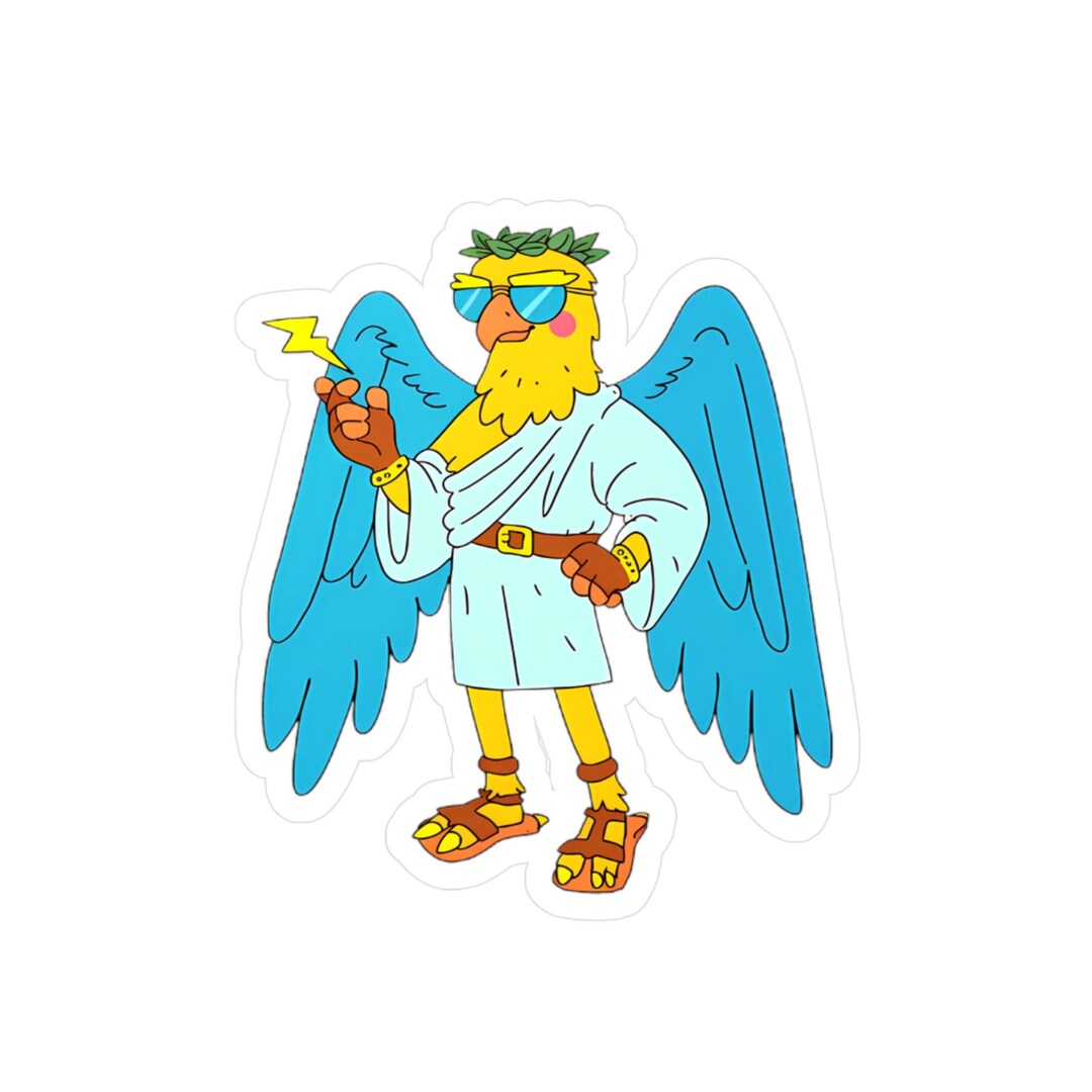 Zeus Eagle Vinyl Sticker/decal - Water Bottle / Scrapbooking / Decal ...