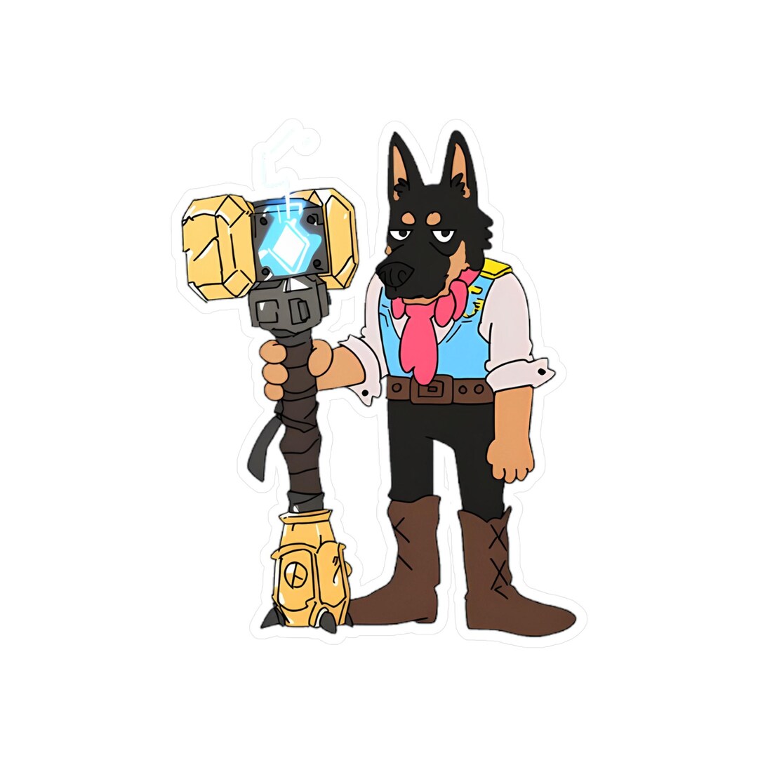 Jayce German Shepherd Vinyl Sticker/decal - Water Bottle / Scrapbooking ...