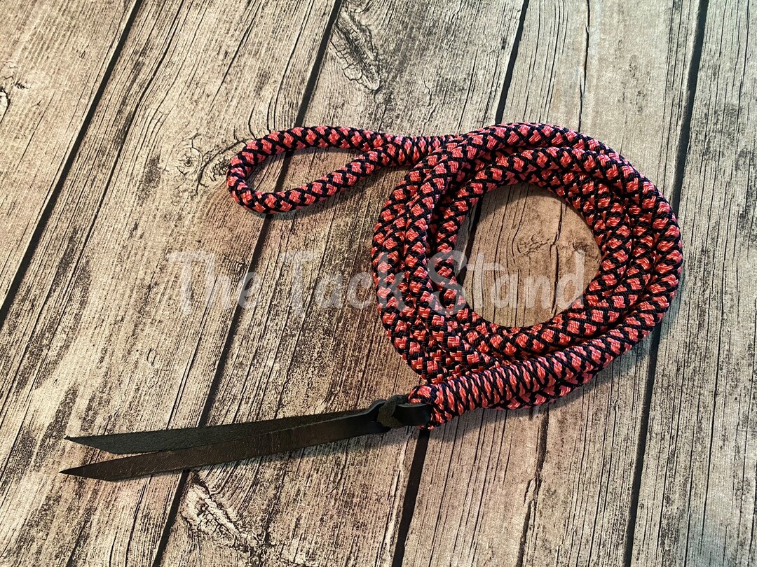 PRE-MADE 12' Horse Lead Standard Loop Polyester Yacht Rope in Navy and ...