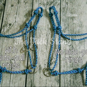 Custom Sliding O-ring Transition Halter and Side Pull in Firm & Stiff 1 ...