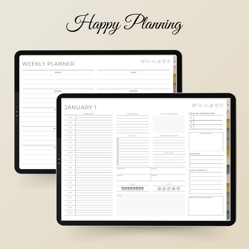 Ultimate Dated Landscape Digital Planner - Etsy