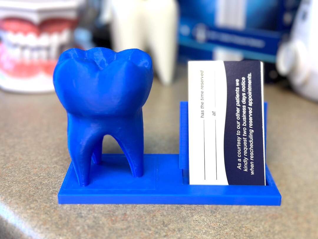 3D Printed Tooth Card Holder, Christmas Gift, Stocking Stuffer ...