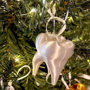 3D Tooth Christmas Ornaments: Dental Office Holiday Decor, Set of 5 ...