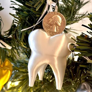 3D Tooth Christmas Ornaments: Dental Office Holiday Decor, Set of 5 ...