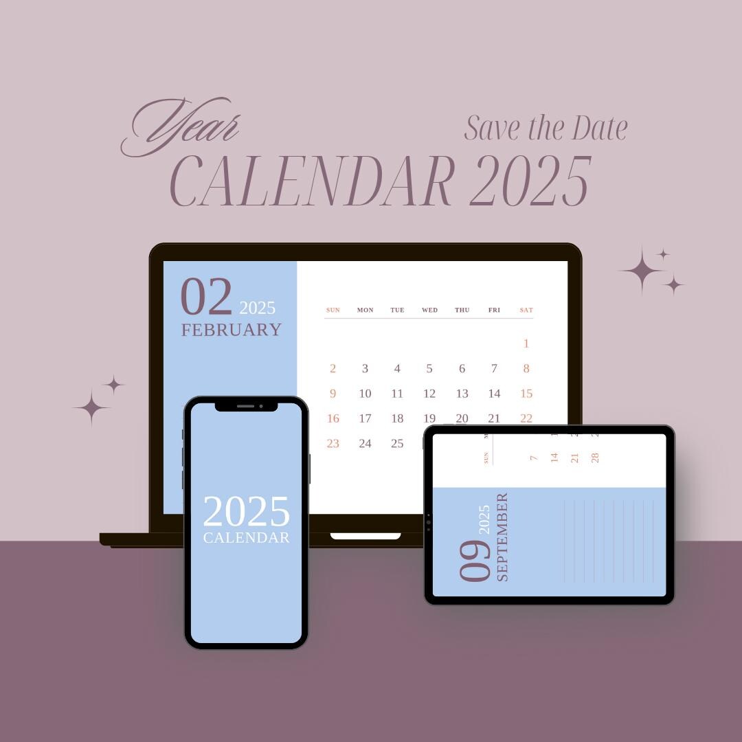 2025 Digital Calendar Printable Planner & Organizer - Etsy