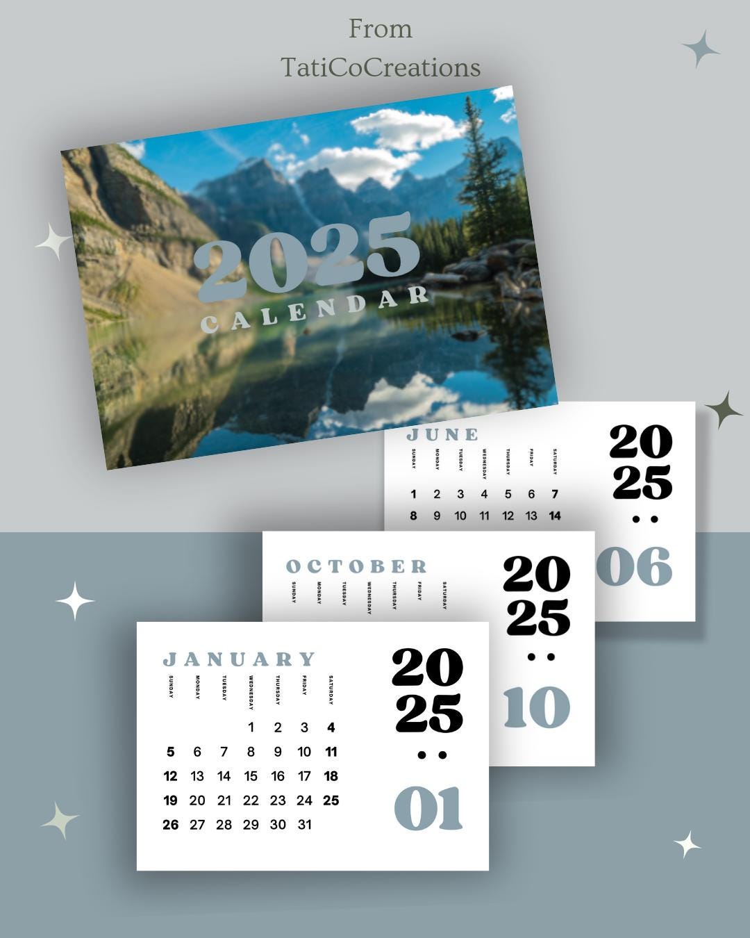 2025 Digital Calendar Printable Planner & Organizer - Etsy