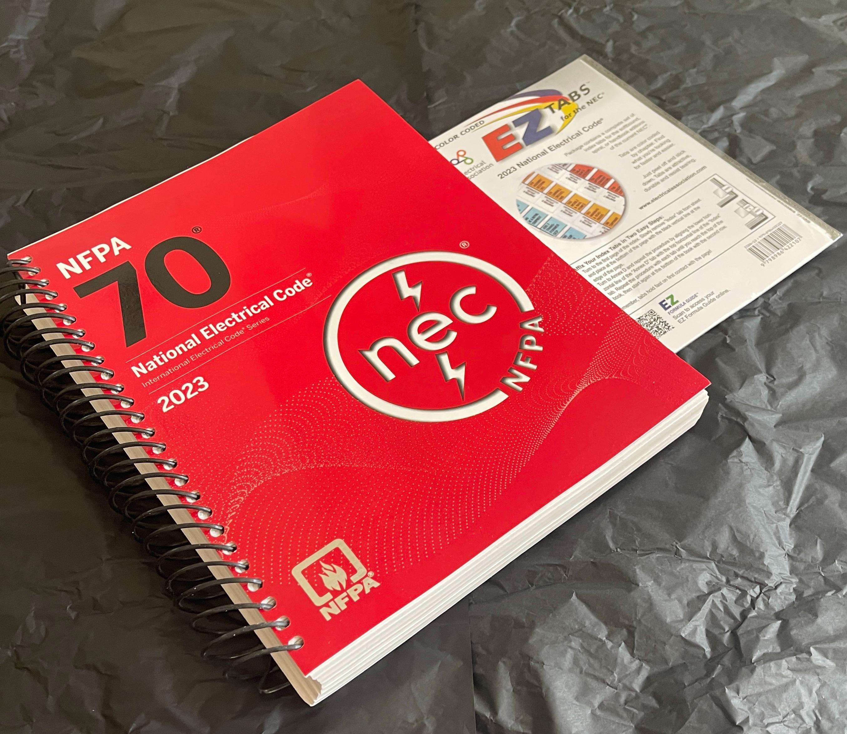 Nec 2023 National Electrical Code 2023 Edition Spiral Bound With Index ...