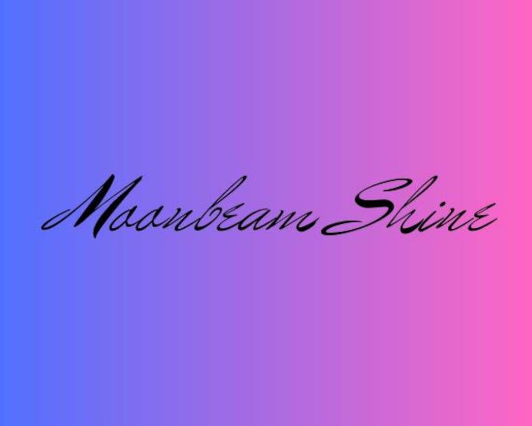 Moonbeam Shine Elegant Handwritten Font Modern Script Font Procreate ...