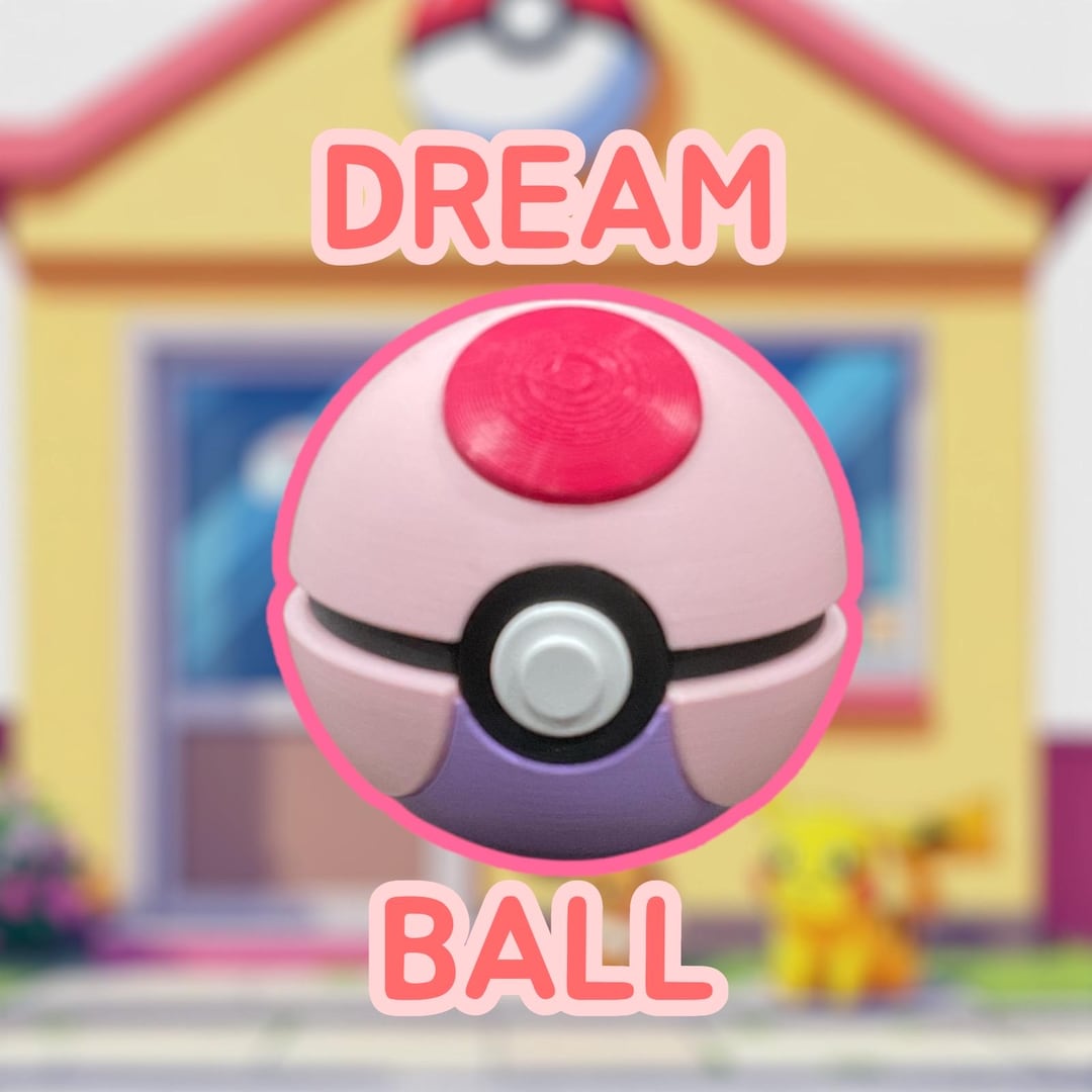 Dream Ball - Pokemon Pokeball - Etsy