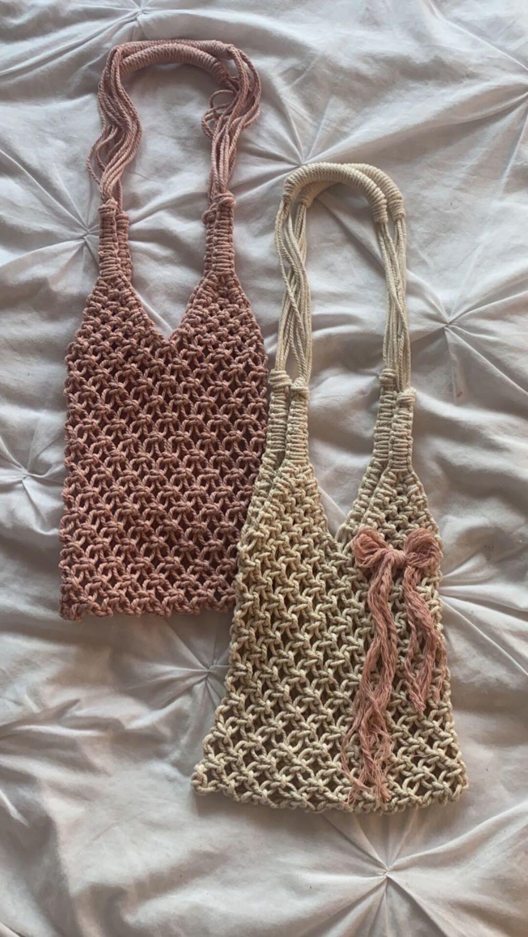 Handmade to Order, Macramé Shoulder/ Tote Bags X - Etsy