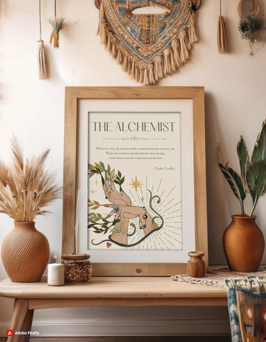 The Alchemist by Paulo Coelho - Motivational Aesthetic Art Printable - Etsy