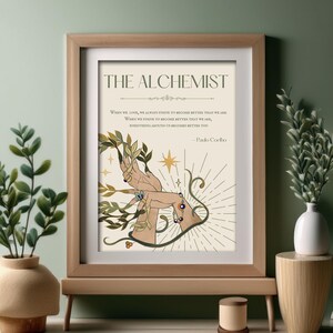 The Alchemist by Paulo Coelho - Motivational Aesthetic Art Printable - Etsy