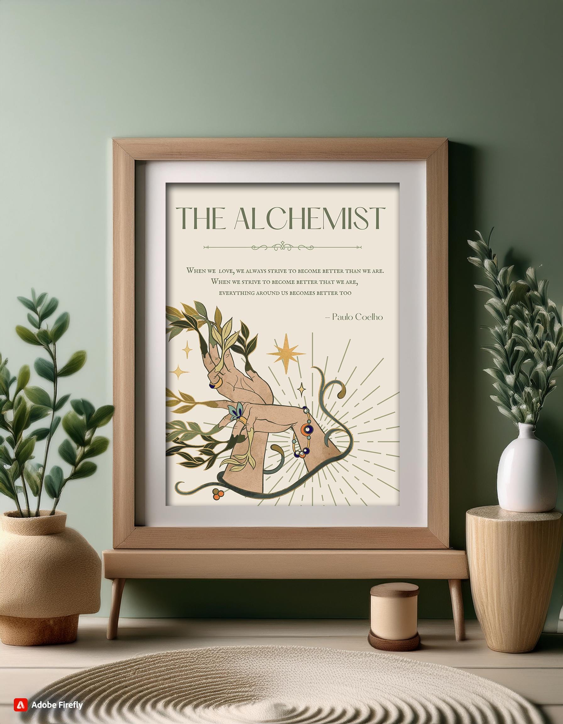 The Alchemist by Paulo Coelho - Motivational Aesthetic Art Printable - Etsy